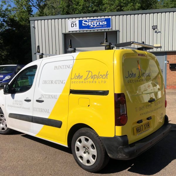 Full Vehicle Wrap (LWB Van) for Sapcote Engineering - Brookfield Signs ...