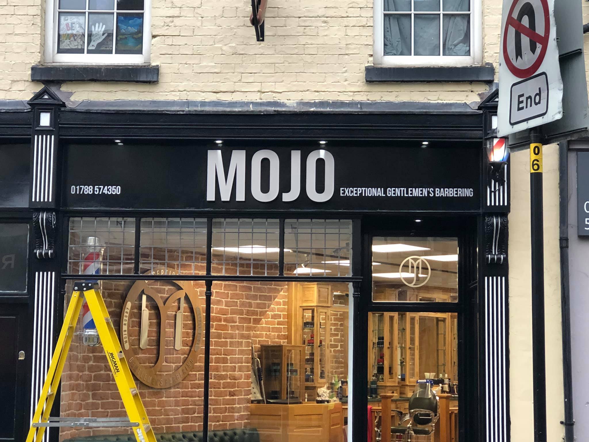 Mojo Barbers Shop Signage & Branding Including Window Graphics ...