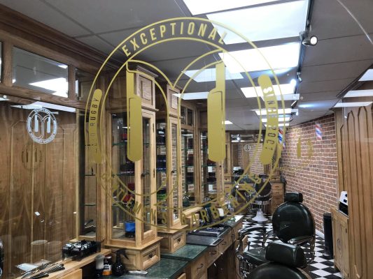 Mojo Barbers Shop Signage & Branding Including Window Graphics ...