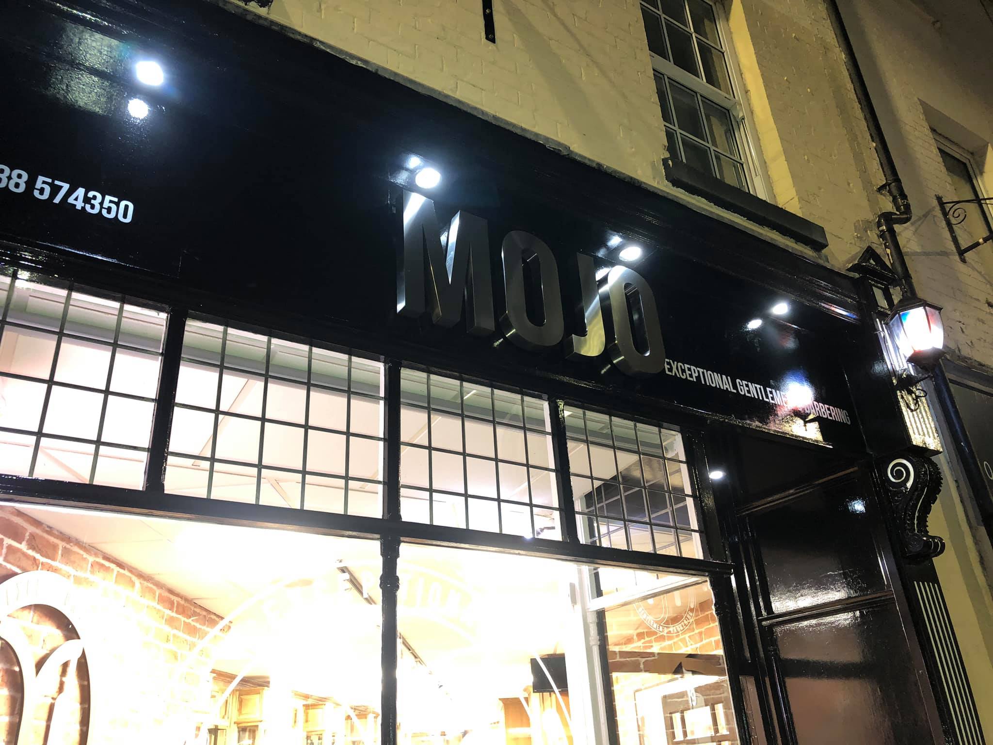 Mojo Barbers Shop Signage & Branding Including Window Graphics ...