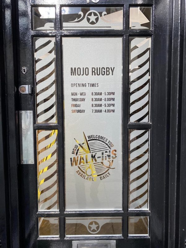 Mojo Barbers Shop Signage & Branding Including Window Graphics ...