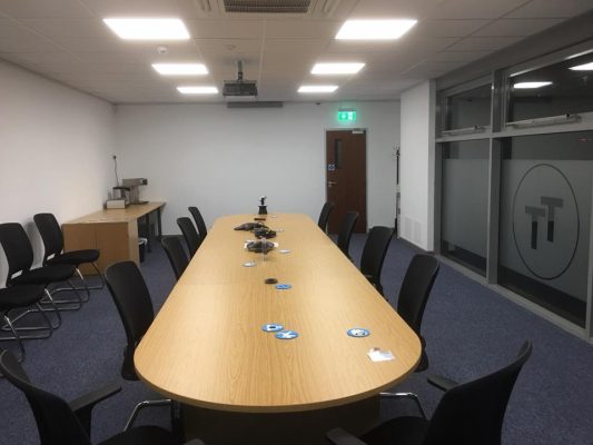 TT Electronics Office Branding & Signage