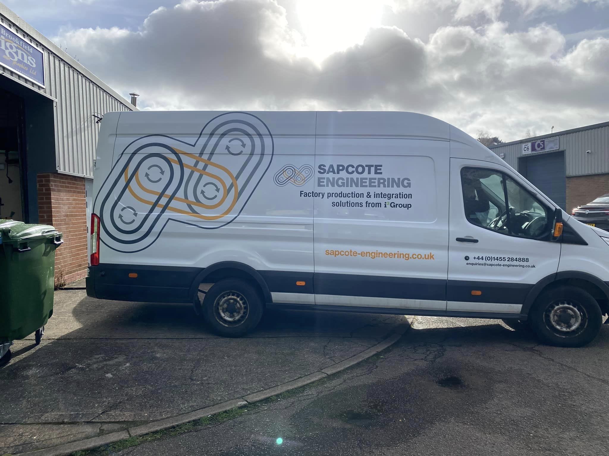 Full Vehicle Wrap (LWB Van) for Sapcote Engineering - Brookfield Signs ...
