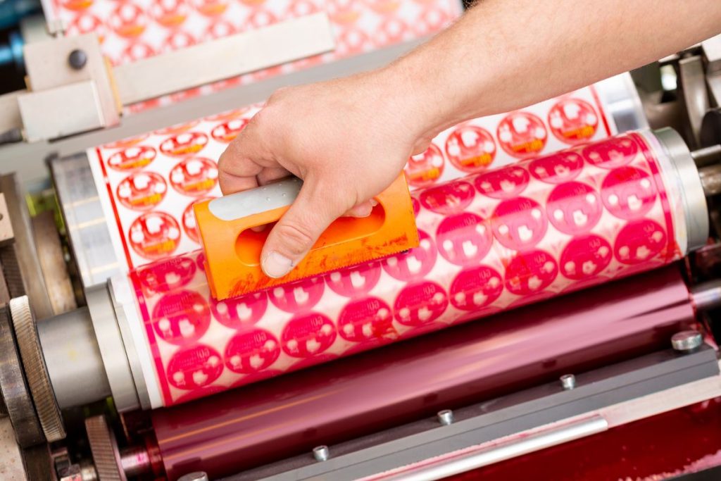 Self Adhesive Contour Cut Labels